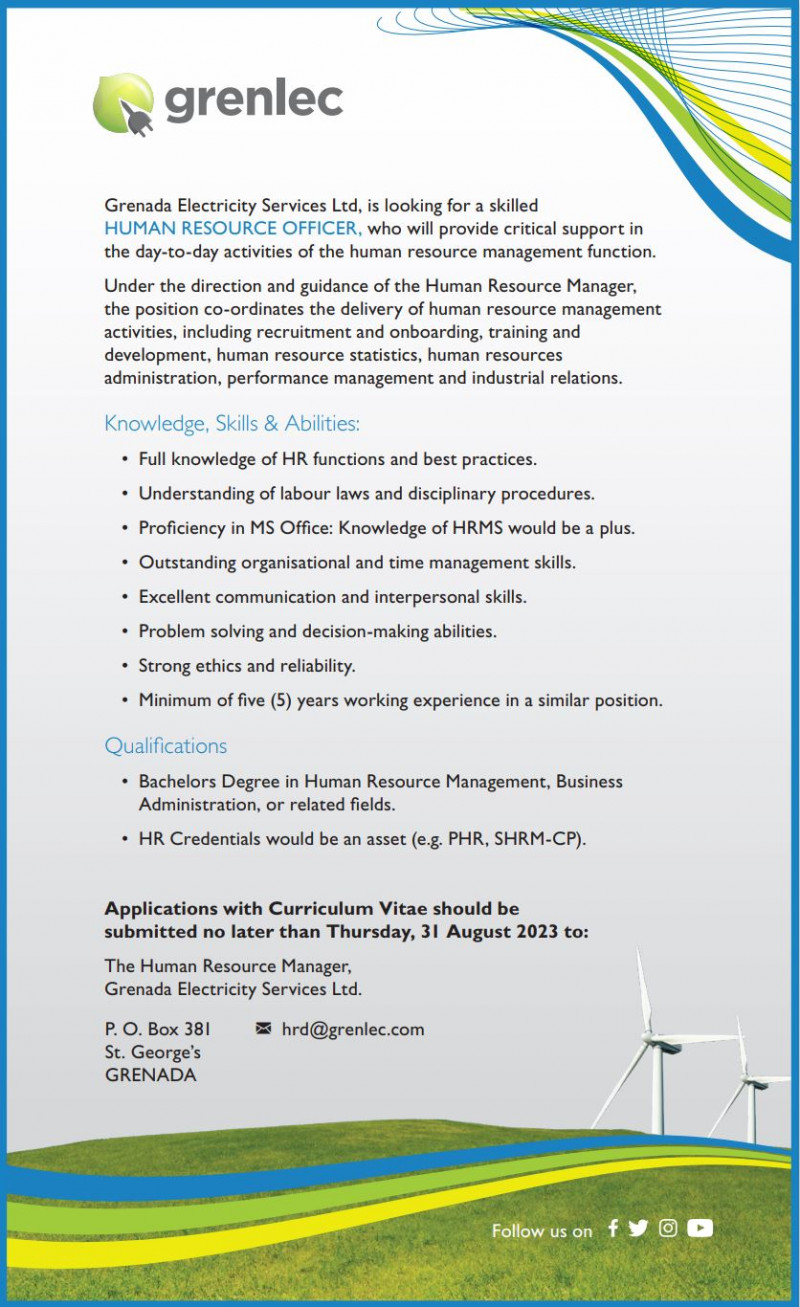 Vacancies – GRENLEC