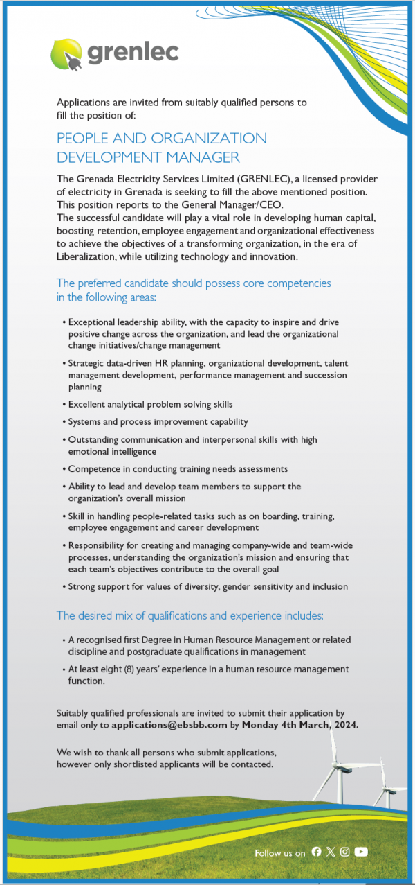 Vacancies – GRENLEC